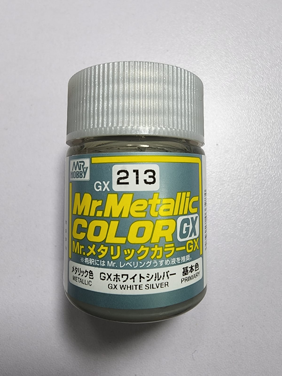 MR METALLIC GX-213 WHITE SILVER | Orbe Station